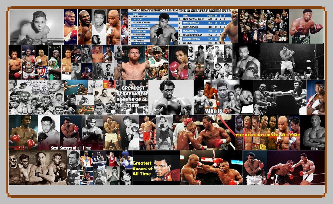 Greatest Boxers of All Time - Etsy