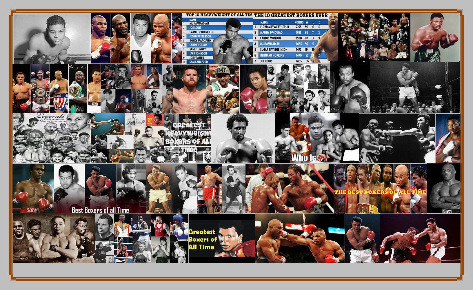 Greatest Boxers of All Time - Etsy