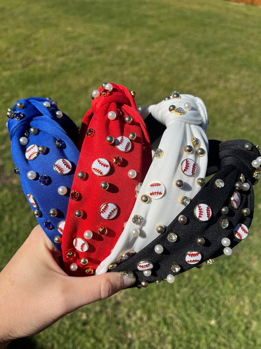 Baseball Bling Knotted Headbands | Women’s Accessories | Sports Lover ...