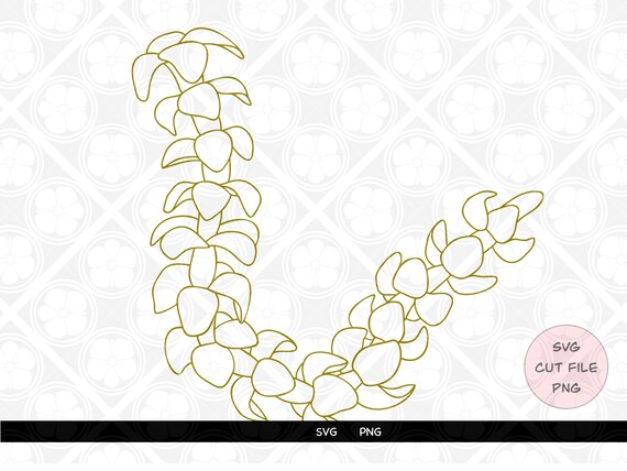 Puakenikeni Outline Laser Ready SVG Cut File Instant Digital | Etsy Norway