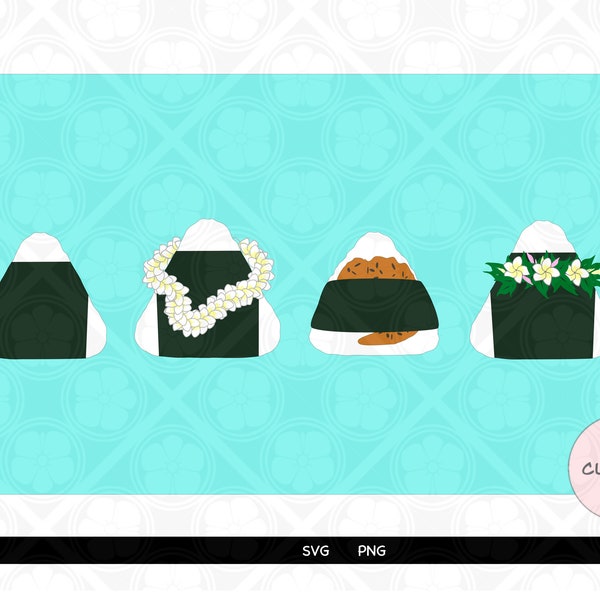 Rice Musubi Clip Art - Etsy Australia