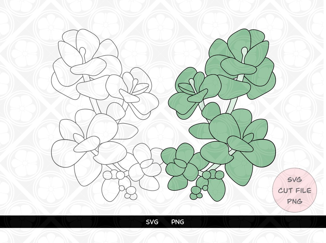 Liko Lehua SVG Cut File PNG Clipart Instant Download - Etsy