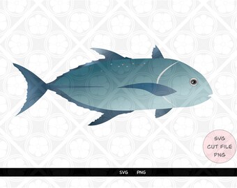 Giant Trevally Svg - Etsy Canada