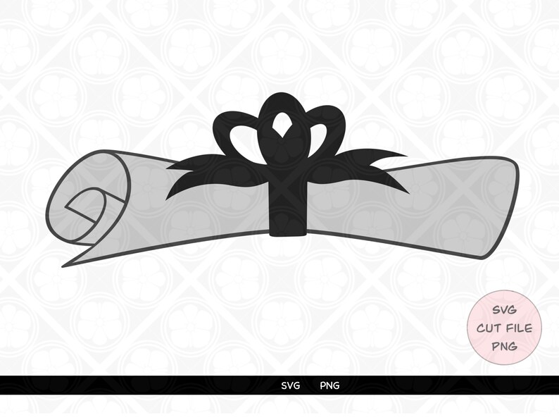 Graduation Diploma Svg Cut File Png Clipart Digital Download Etsy