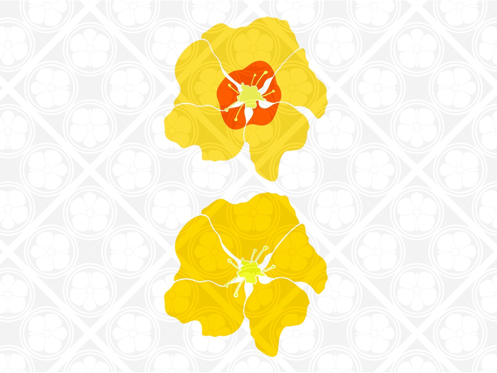 Ilima Flower SVG Cut File PNG Clipart Instant Digital - Etsy España