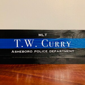 Police Name Plate - Etsy