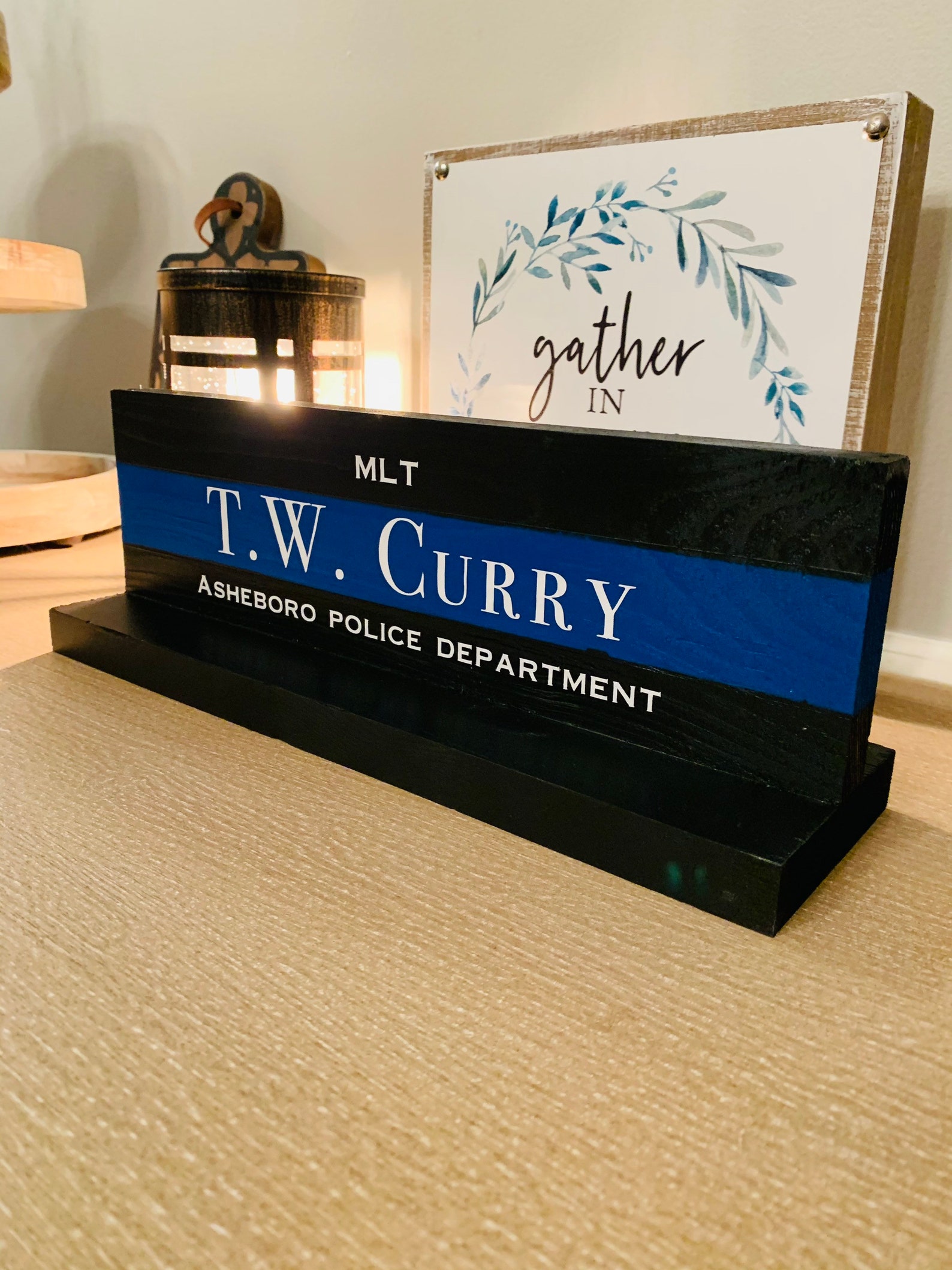 Police Name Plate - Etsy