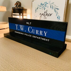 Police Name Plate - Etsy