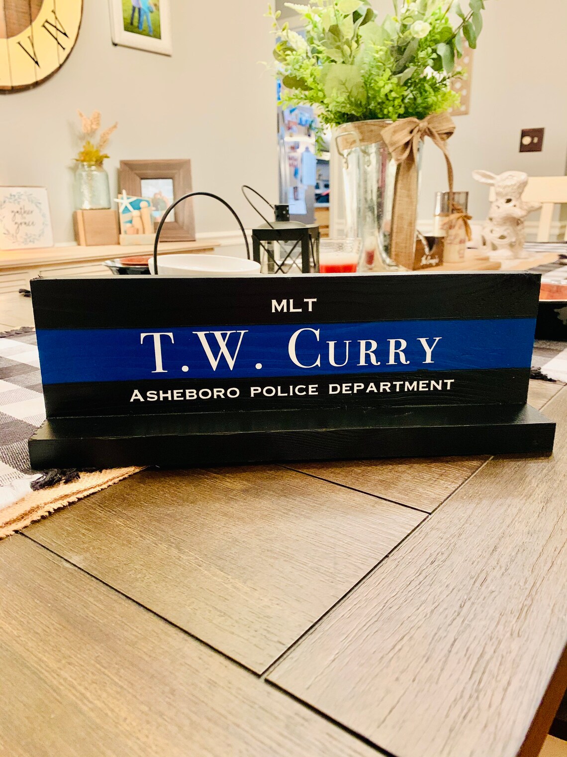 Police Name Plate - Etsy