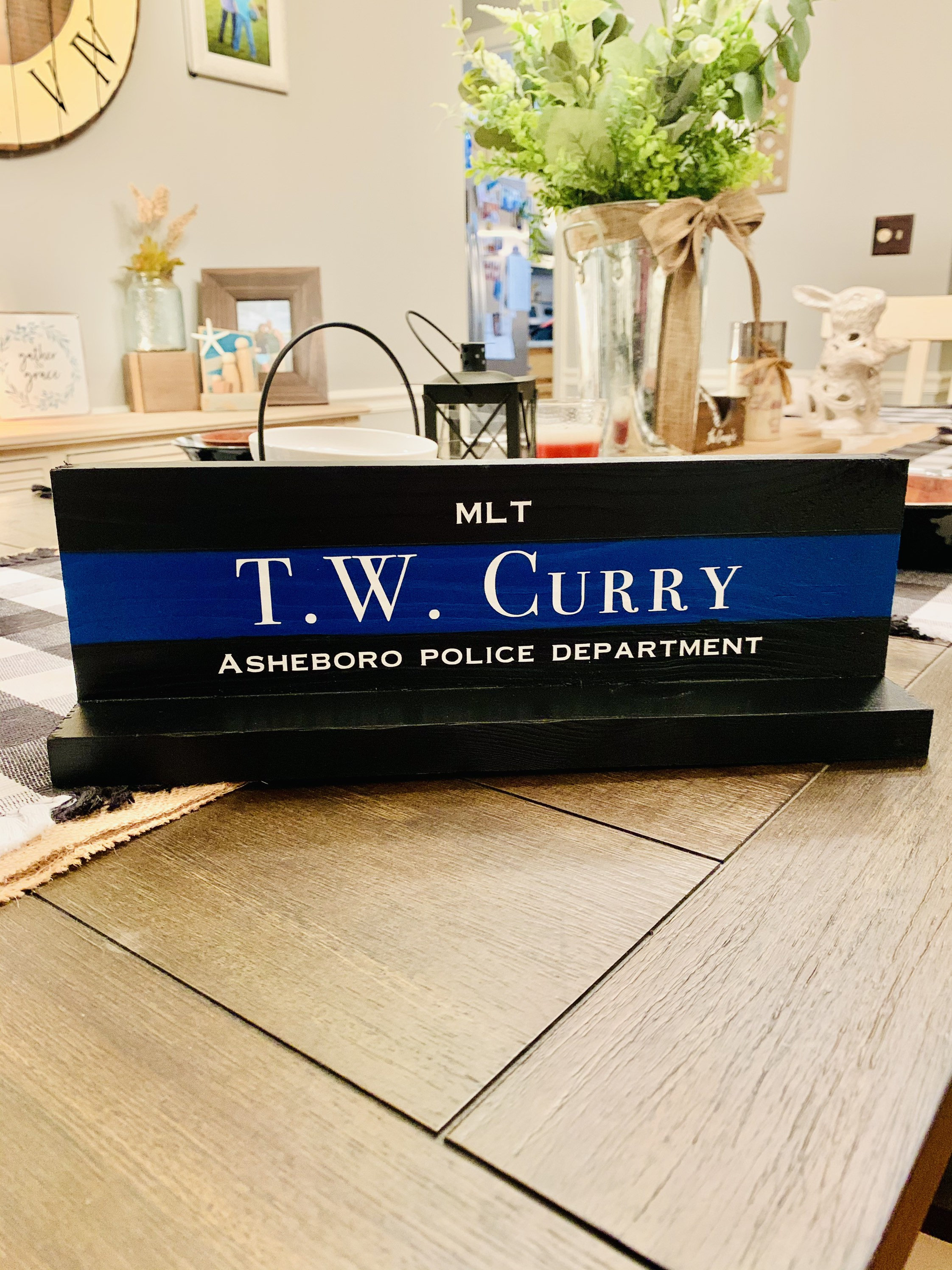 Police Name Plate - Etsy