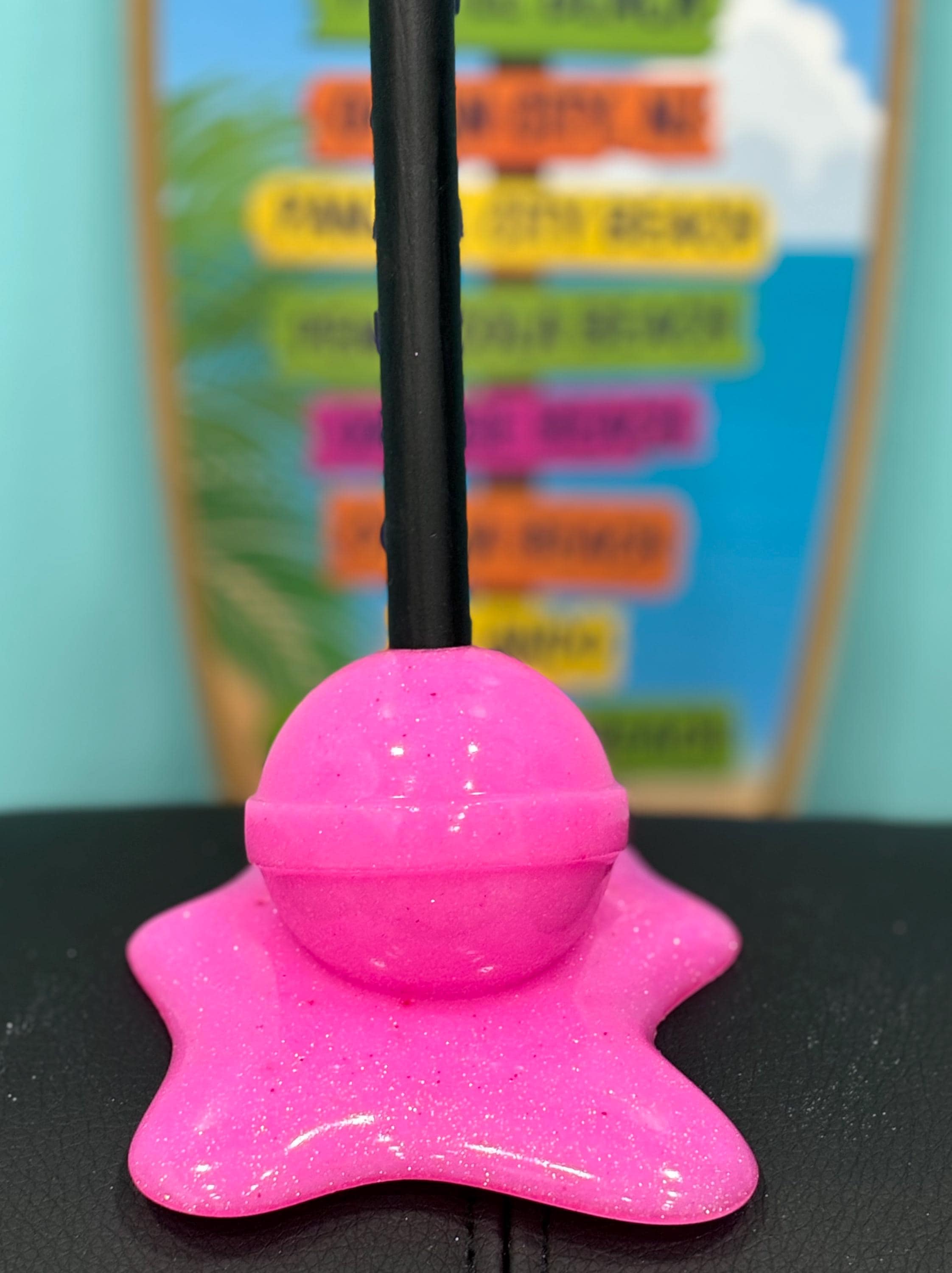 Dopamine Pink Pop Art Melted Lollipop Art Pink Cotton Candy Pink Candy ...