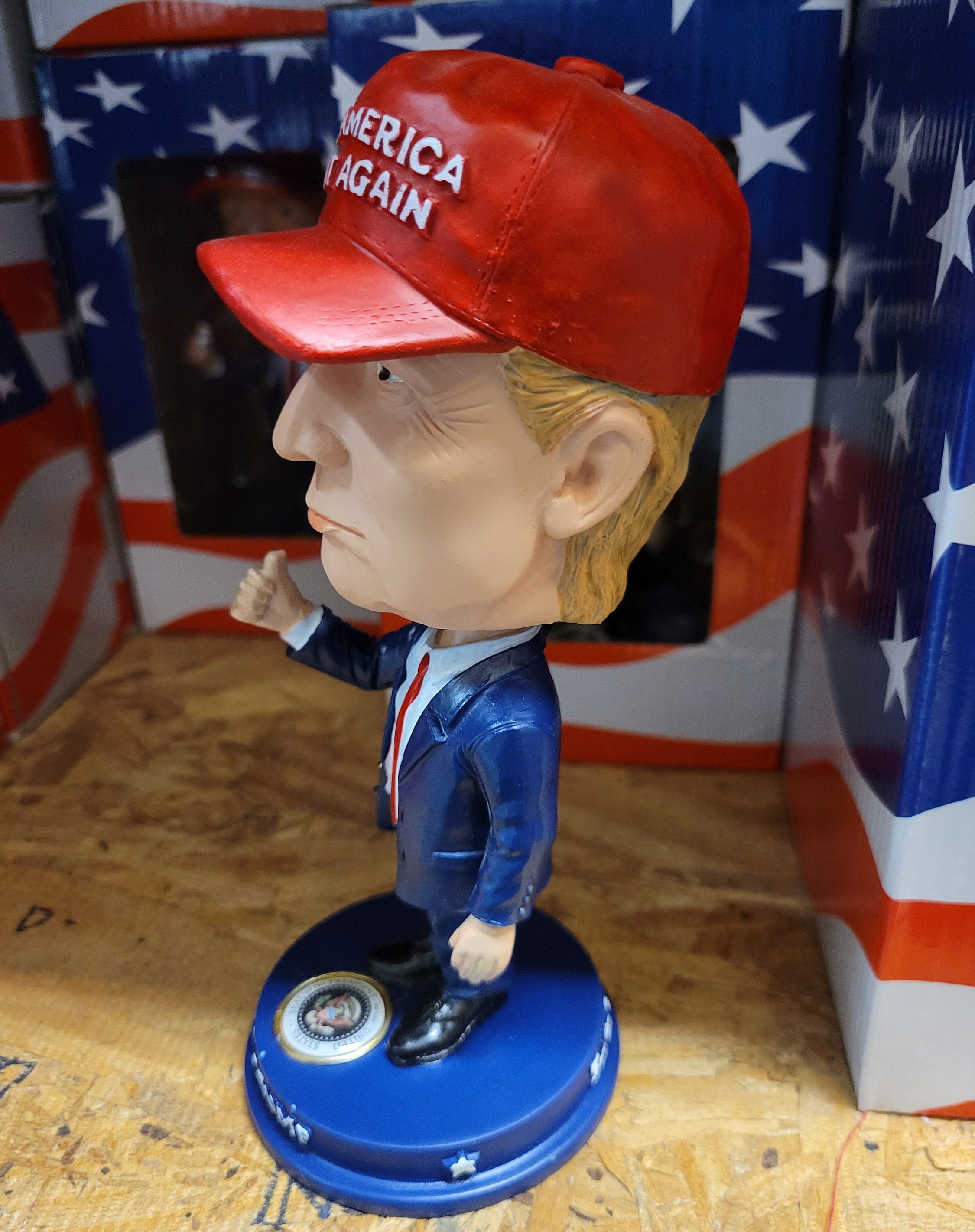 Donald Trump 7 Presidential Bobblehead Make America Great Again 45 USA ...