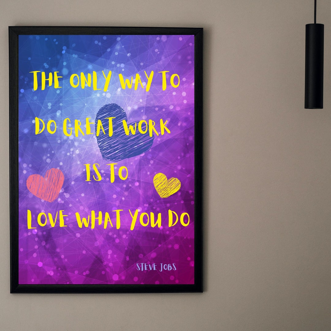 Famous Inspirational Art Quote, Set of 5 Motivational Prints, Digital ...