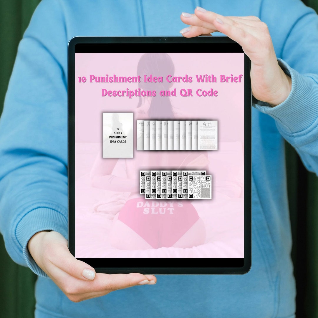 BDSM Bondage Discipline Kinky Punishment Idee Karten QR-Codes für Dominant Master, Sir ...