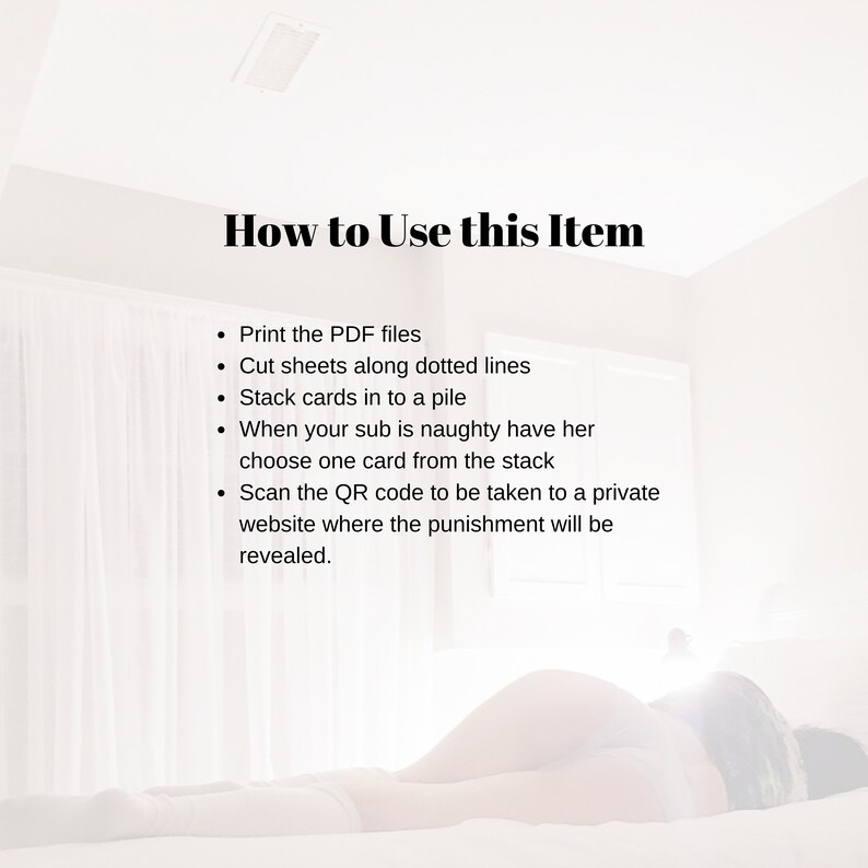 Kinky BDSM DDLG Punishment Ideas With A Secret Discrete QR Etsy kinky-bdsm-ddlg-punishment-ideas-with-a-secret-discrete-qr-etsy