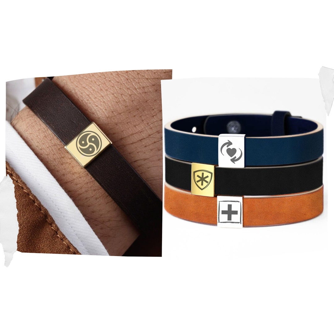 Customizable BDSM Bracelet Jewelry With Kinky Symbol of DDLG Little ...