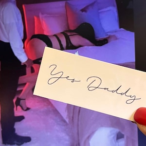 Yes Daddy Temporary Tattoo for Kink Play in Your BDSM or DDLG Lifestyle ...