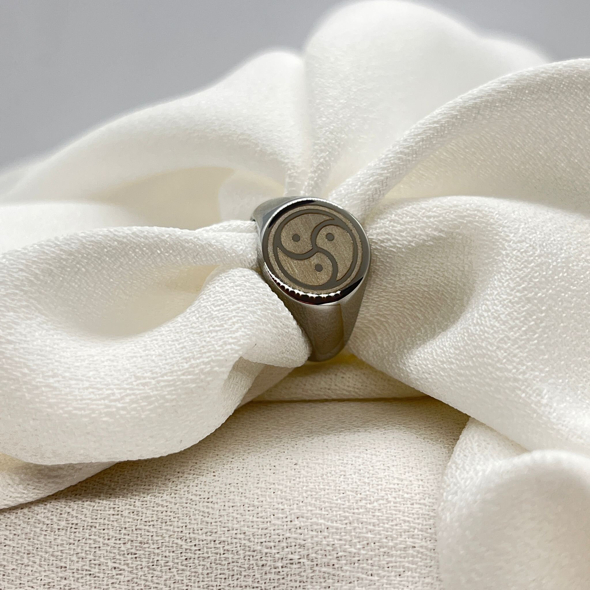 Custom BDSM Ring - Dominant Symbol for DDLG Daddy Dom, Master, Sir ...