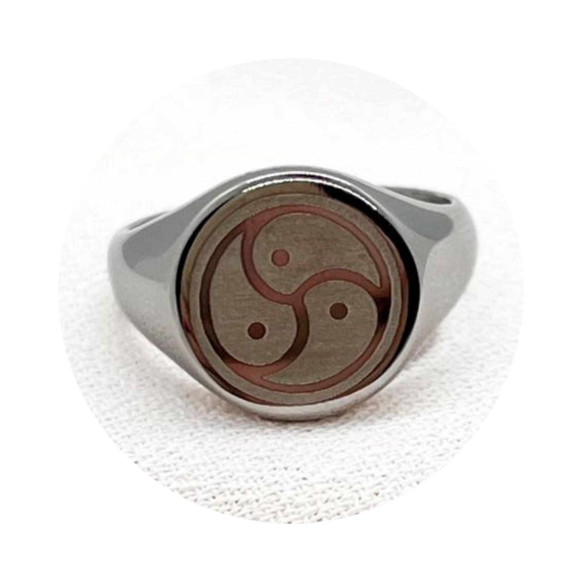 Custom BDSM Ring - Dominant Symbol for DDLG Daddy Dom, Master, Sir ...