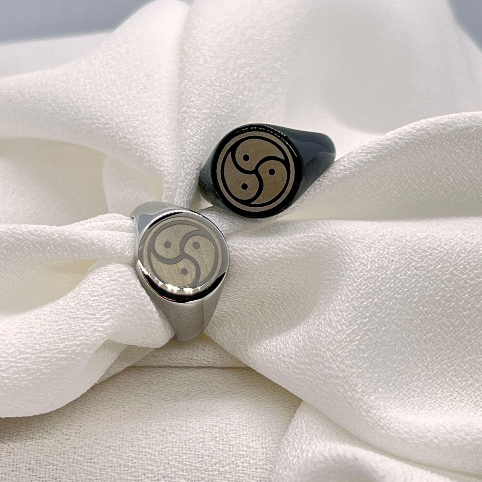 Custom BDSM Ring - Dominant Symbol for DDLG Daddy Dom, Master, Sir ...