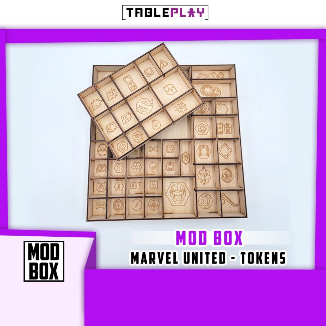 Modbox | Marvel United Tokens - Etsy