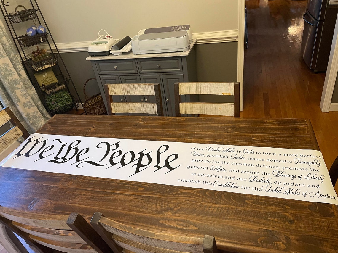 US Constitution Preamble Wall Decal | Etsy