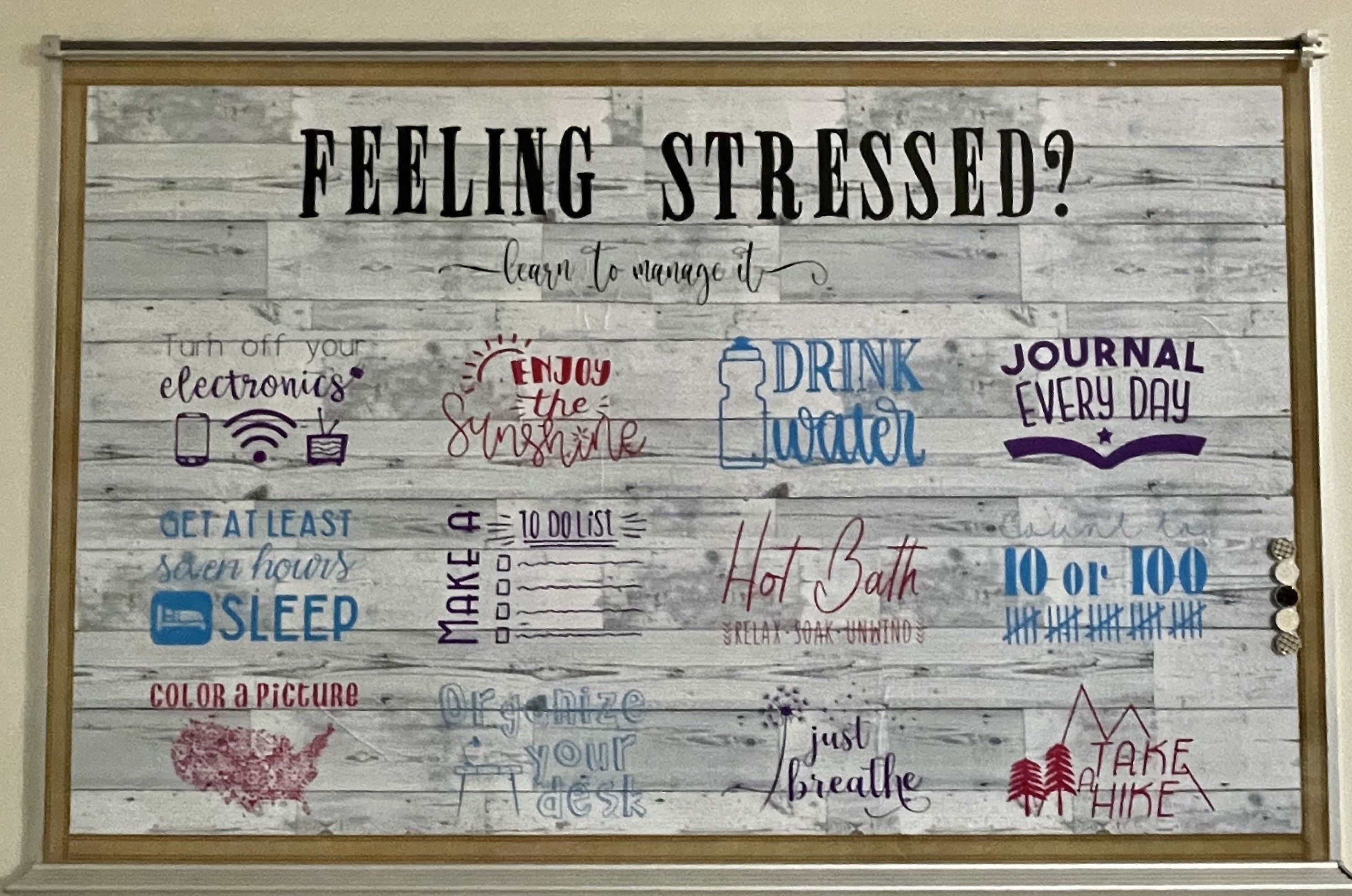 Stress Management Bulletin Board Ideas WSFCS Behavior And Intervention