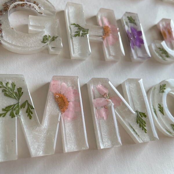 Floral Letters - Etsy Canada