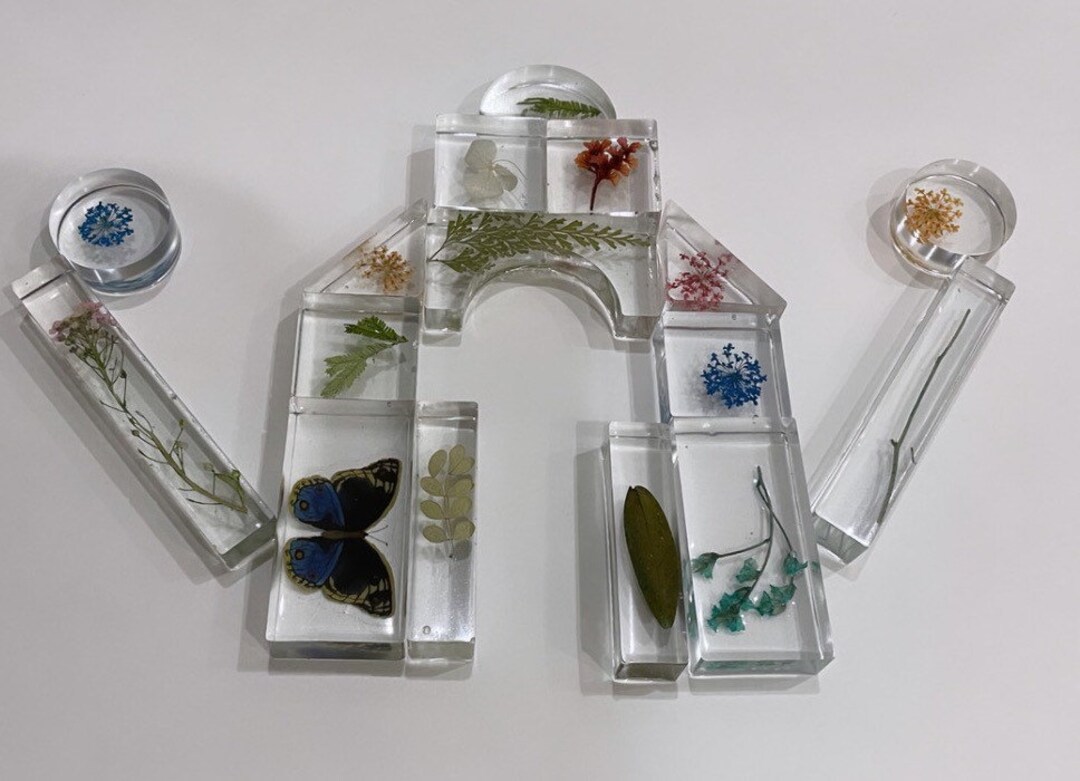 Nature Inspired Building Blocks/ Resin Blocks/ Open Ended Play/ Loose ...