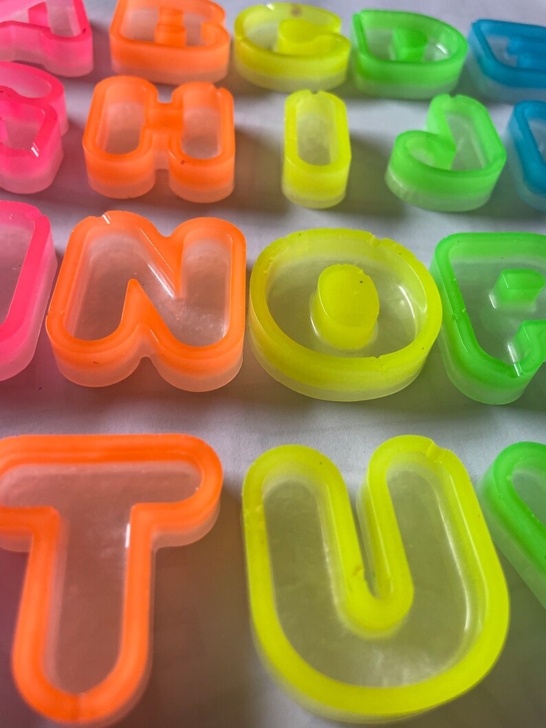 Glow in the Dark Fillable Traceable Alphabets/ Halloween - Etsy