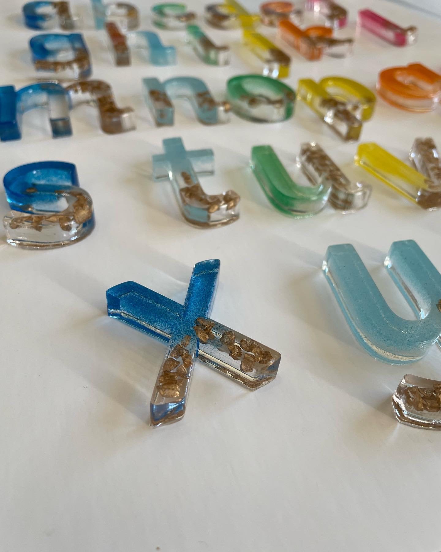 Cursive Alphabets Letters/ Resin Alphabets/ Movable Alphabet/ - Etsy