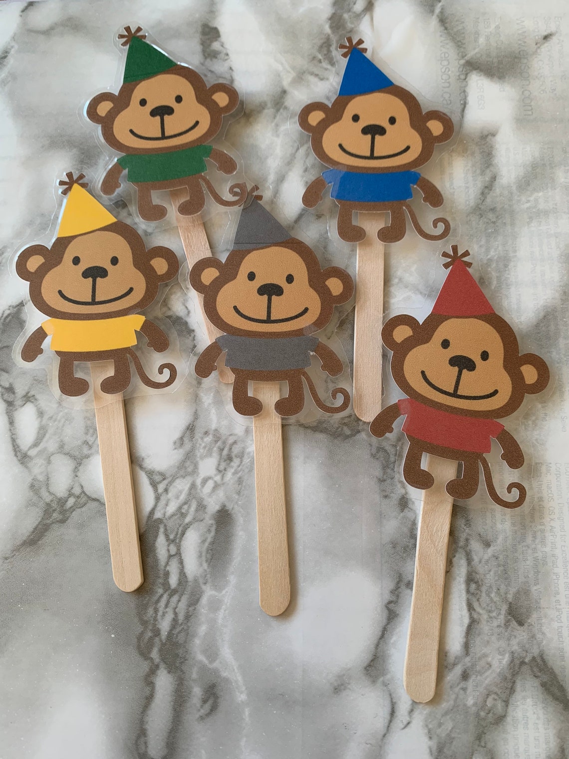 5 Little Monkeys nursery Rhyme Felt/flannel Board Story - Etsy