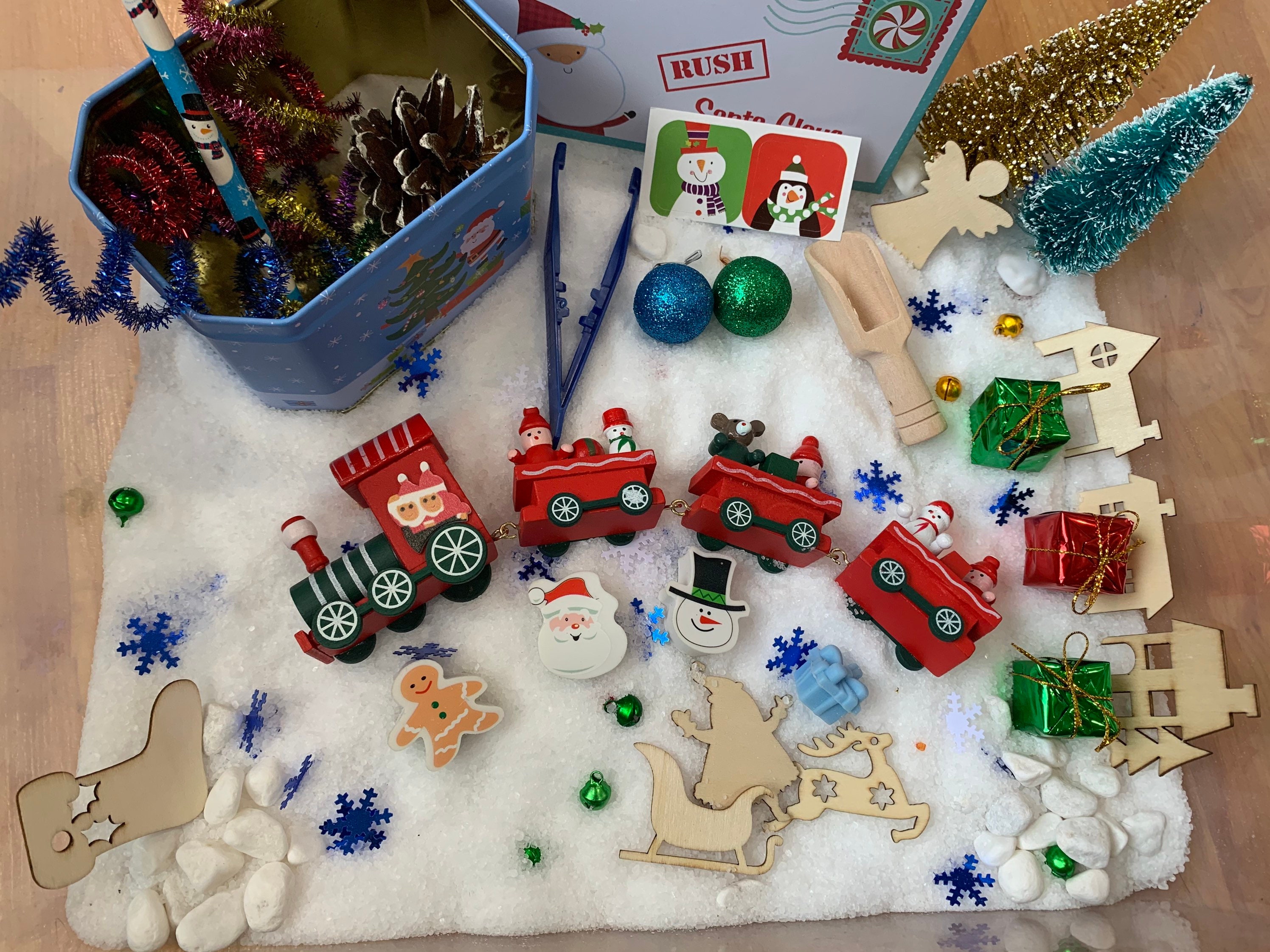 Christmas Sensory Bin/ Winter Wonderland/ Sensory Activity for - Etsy