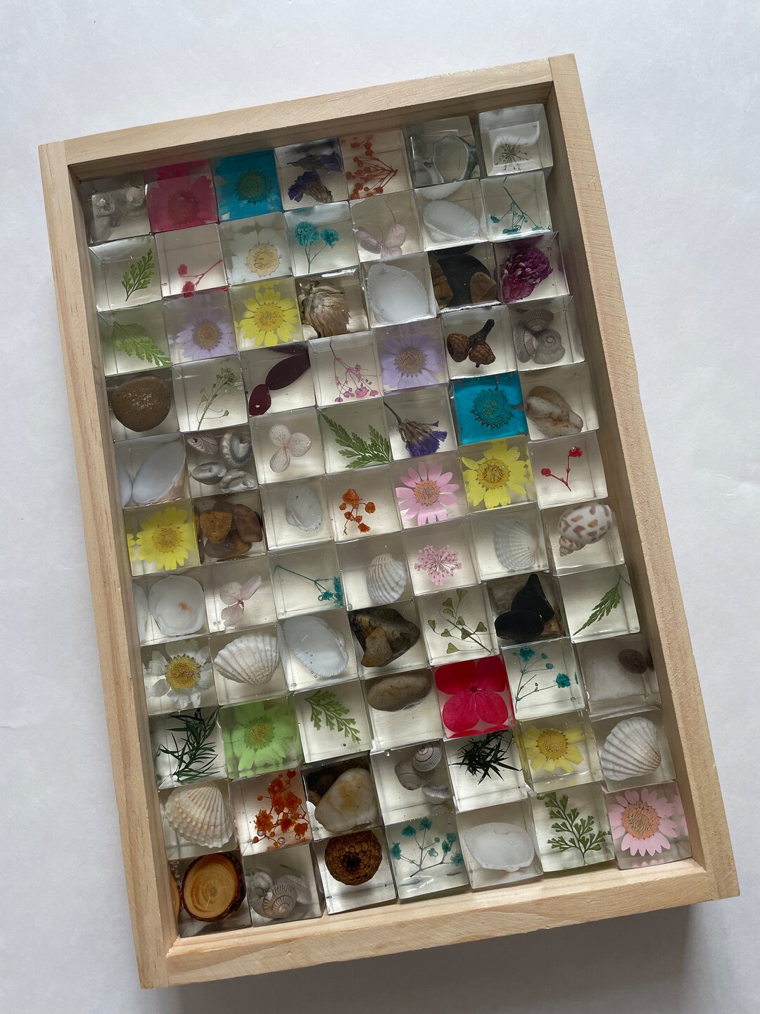 Nature Blocks Set With Tray Reggio, Waldorf, Montessori Toy Unique One ...