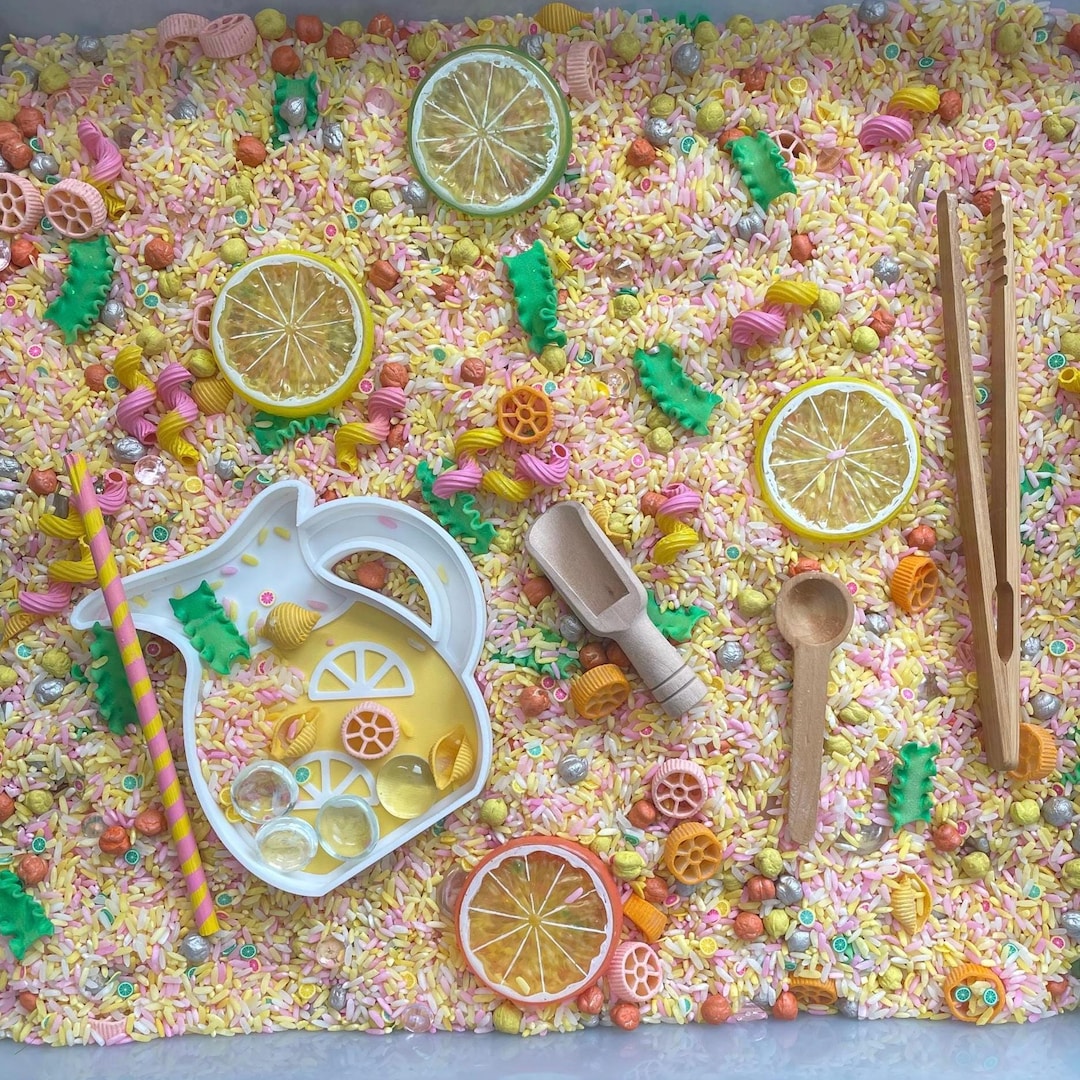 Lemonade Sensory Bin/ OT Special Needs Calming Play Kits/ Messy Play ...