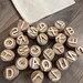 Alphabet Uppercase Wooden Play Dough Stamps/ Kindergarten Toys/ Gifts ...
