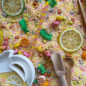 Lemonade Sensory Bin/ OT Special Needs Calming Play Kits/ Messy Play ...