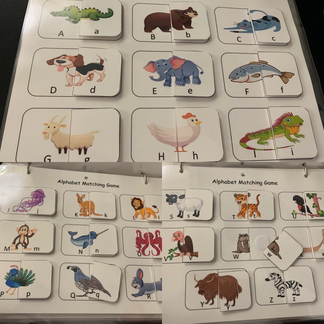 Finished Product Laminated Busy Book Sheets/ Quiet Time Play/ - Etsy
