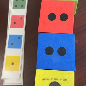 Dice Matching Game/ Busy Bag/ Pattern Matching/ Number Learning - Etsy