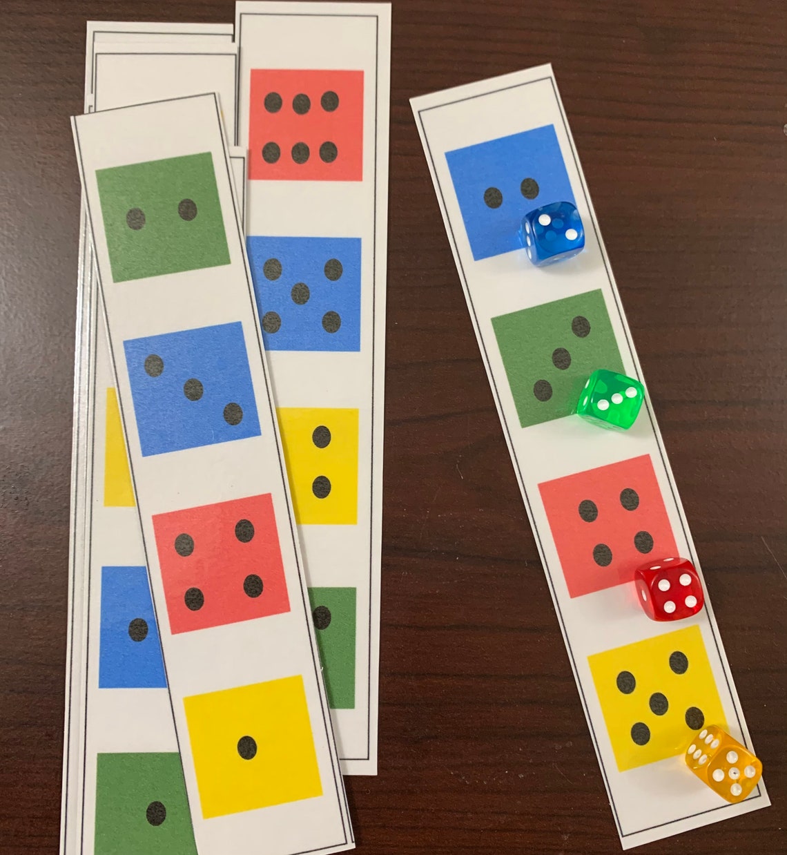 Dice Matching Game/ Busy Bag/ Pattern Matching/ Number Learning - Etsy