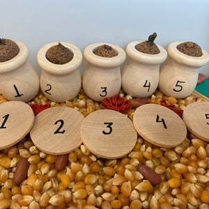 Fall - Autumn Sensory Bin/ Montessori Activity/ Number Learning/ 5 ...