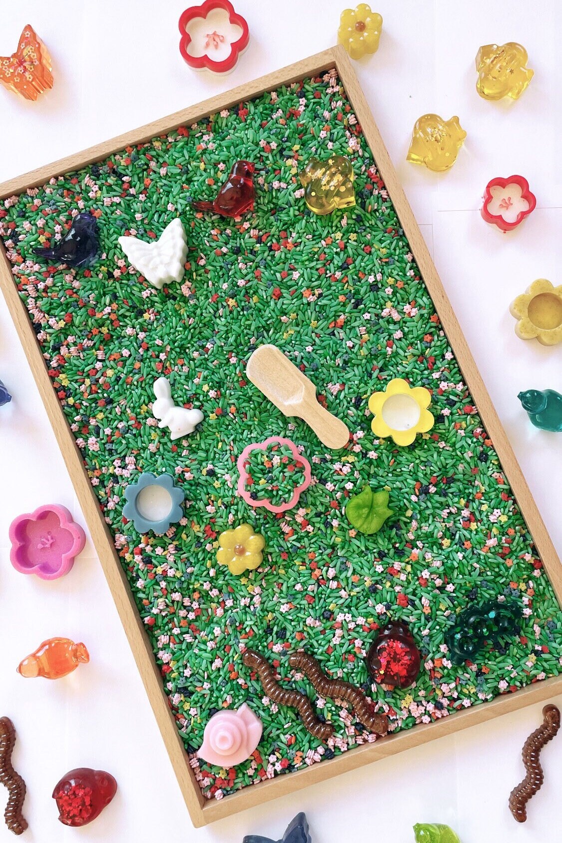 Spring Bug Sensory Bin Resin Counters Fine Motor Skills Homeschooling ...