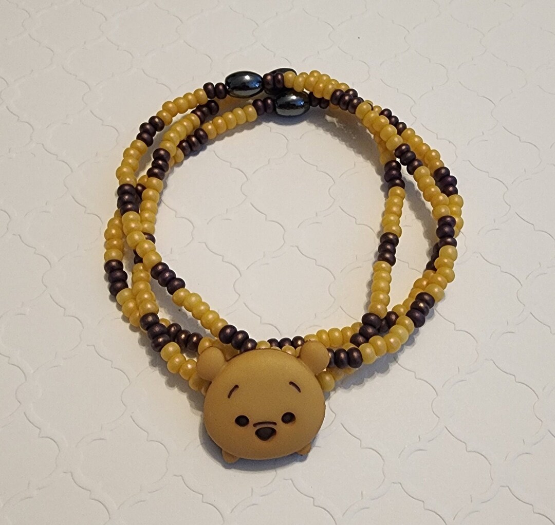 Disney's Tsum Tsum Winnie the Pooh Beaded Bracelets - Etsy