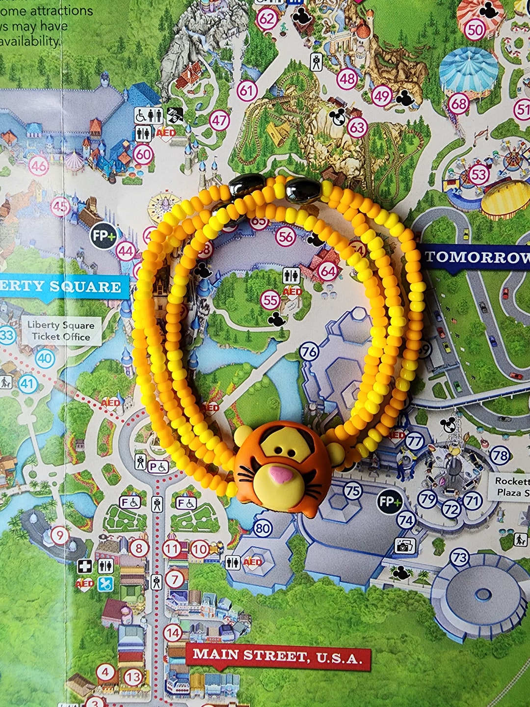 Disney's Tsum Tsum Tigger Character Beaded Bracelets - Etsy