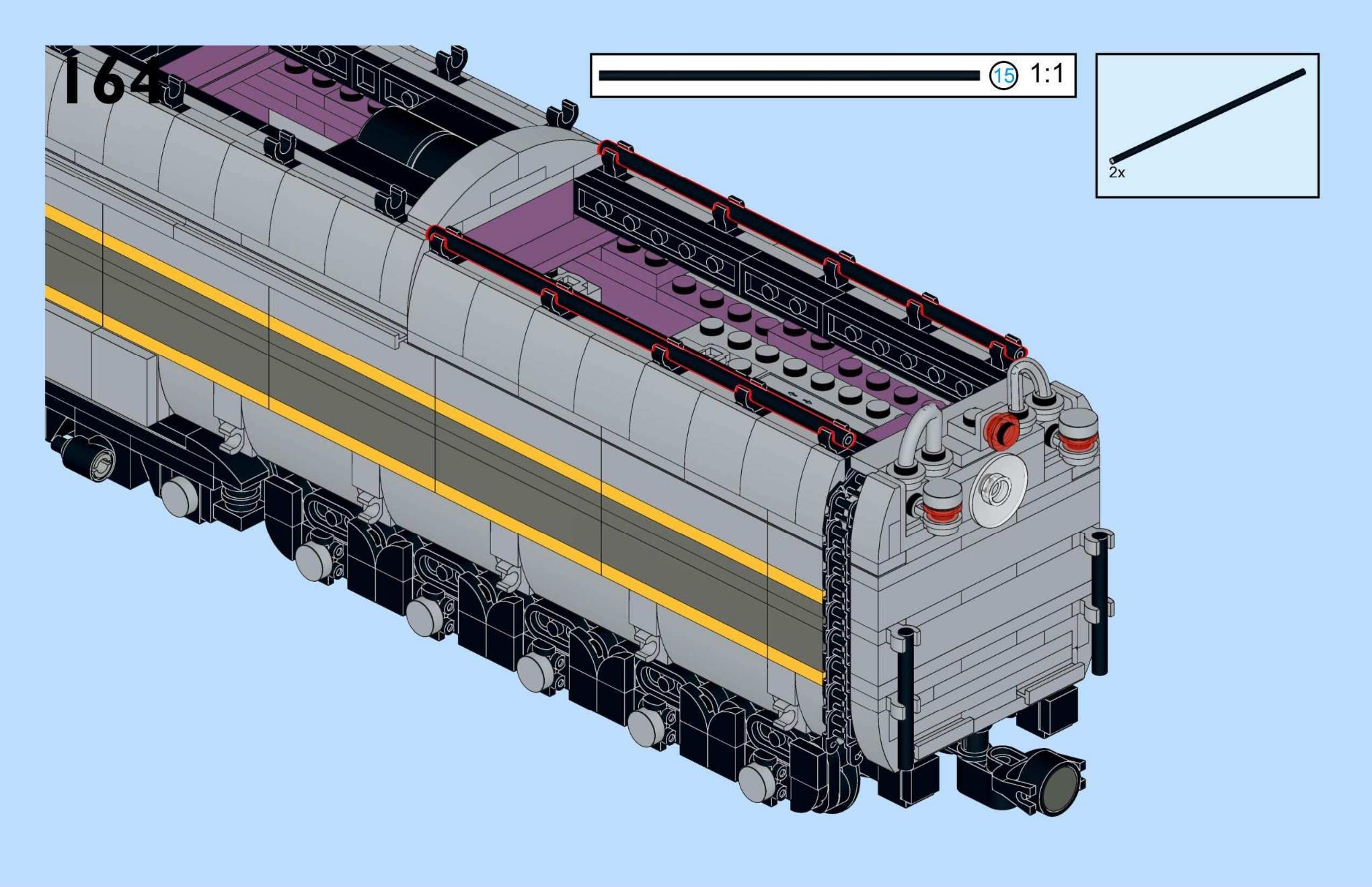 Union Pacific FEF-3 #844 – the Living Legend – Two-tone Gray - Etsy