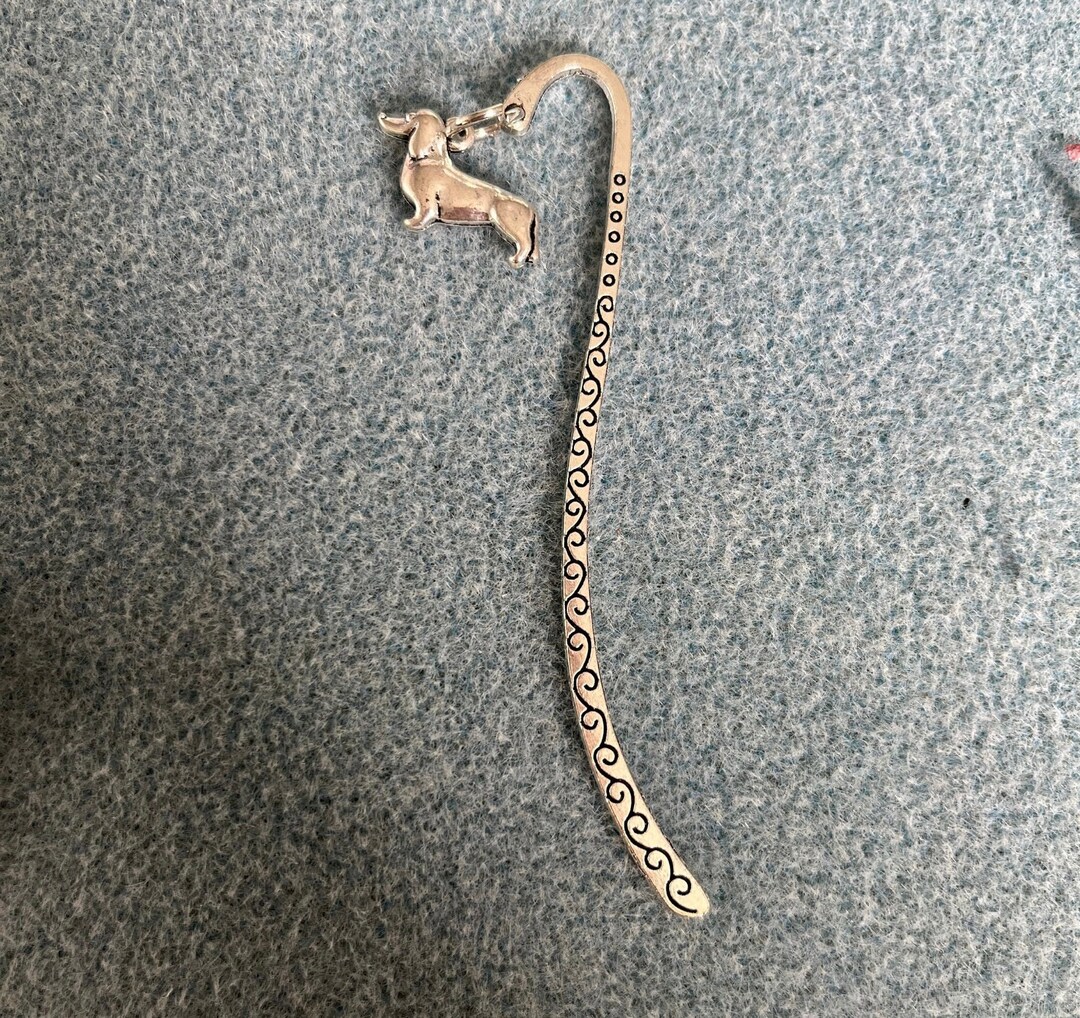 Sausage Dog Bookmark, Dachshund Bookmark, Metal Bookmark, Pet Lover ...