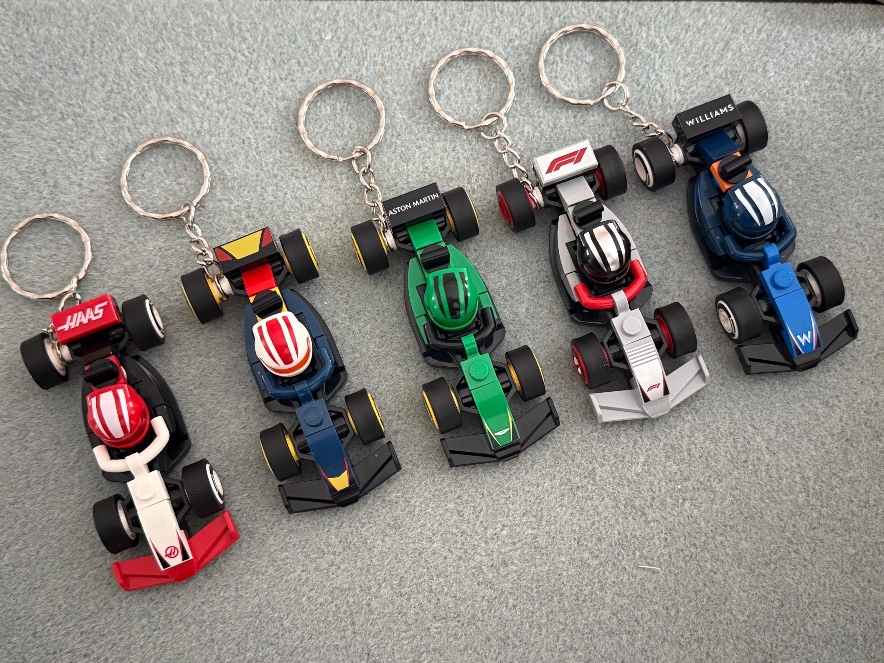 Racing Car Keychain | Brick Design | F1 Inspired | - Etsy UK