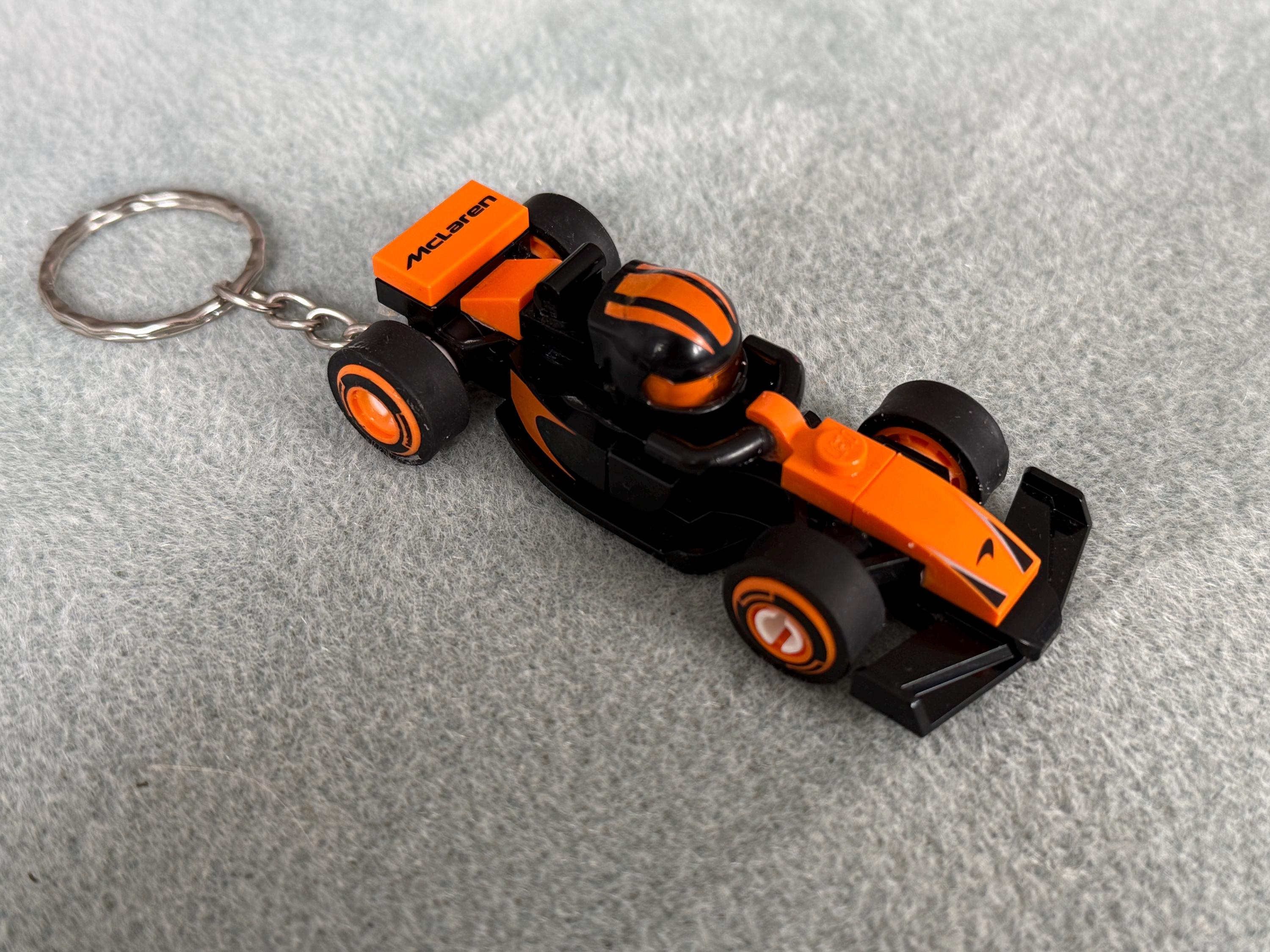 Racing Car Keychain | Brick Design | F1 Inspired | - Etsy UK