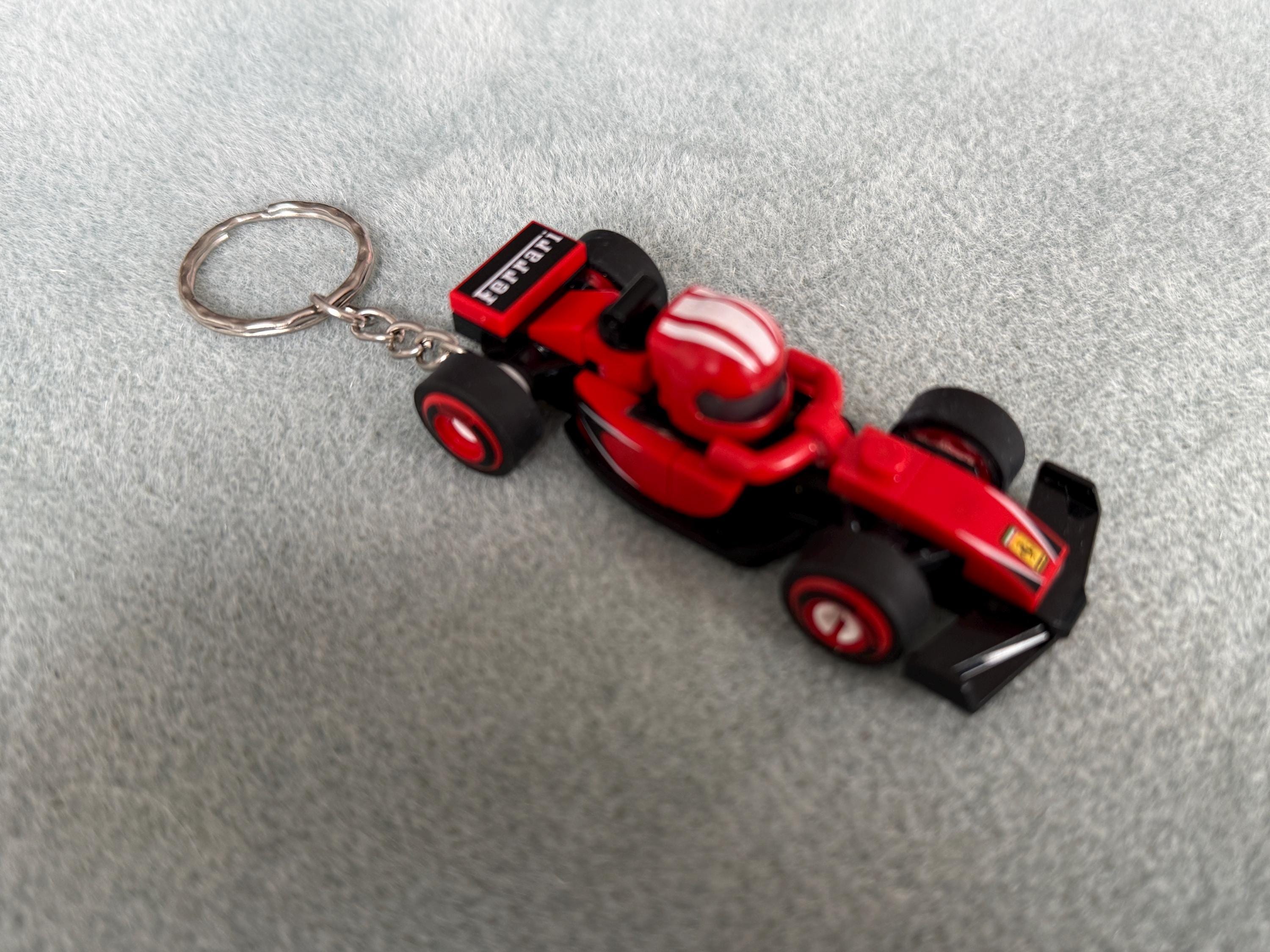 Racing Car Keychain | Brick Design | F1 Inspired | - Etsy UK