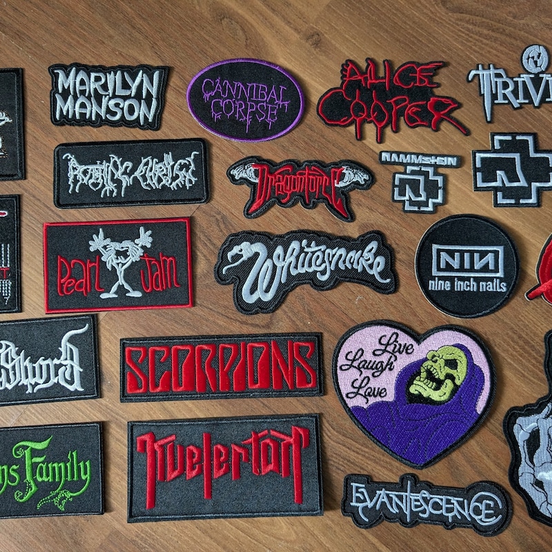Rock Band Patches - Etsy